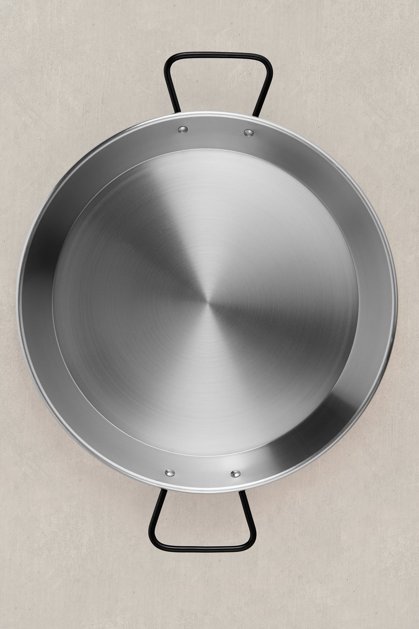 16" Professional Range Extra Polished Iron Induction Paella Pan ...